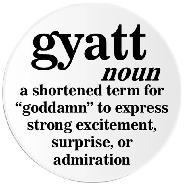 DOPASTICKER Gyatt Definition, Phone Decal Water Bottle Stickers, Cars ...