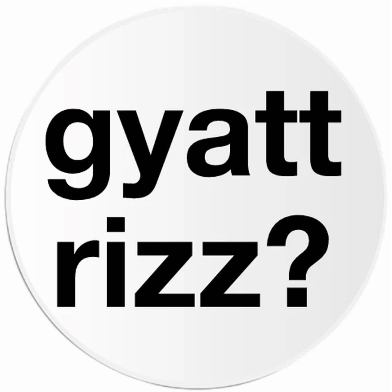 DOPASTICKER Gyatt Rizz Sticker, Phone Decal Water Bottle Stickers, Cars ...