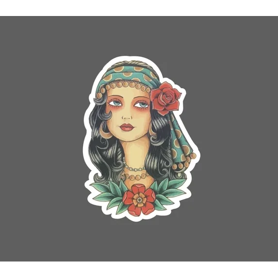 DOPASTICKER Gypsy Sticker School Sticker Phone Sticker, Latop Sticker ...