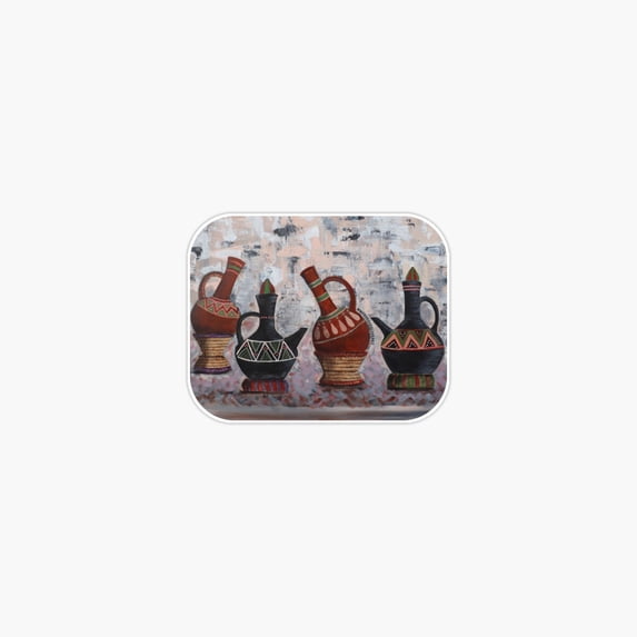 DOPASTICKER Habesha Traditional Coffee Pots, Four Jabenas, East African ...