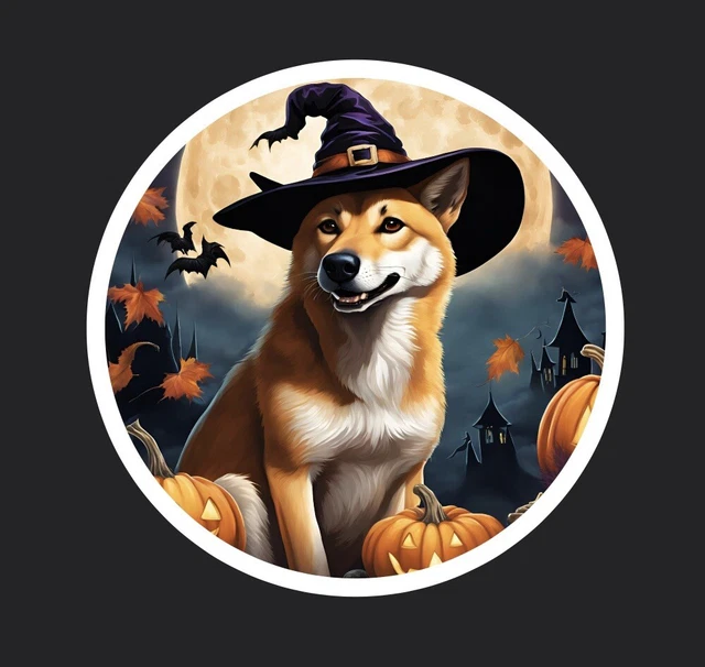 DOPASTICKER Hal.Low.Een Dingo Sticker Phone Decal Water Bottle Stickers ...