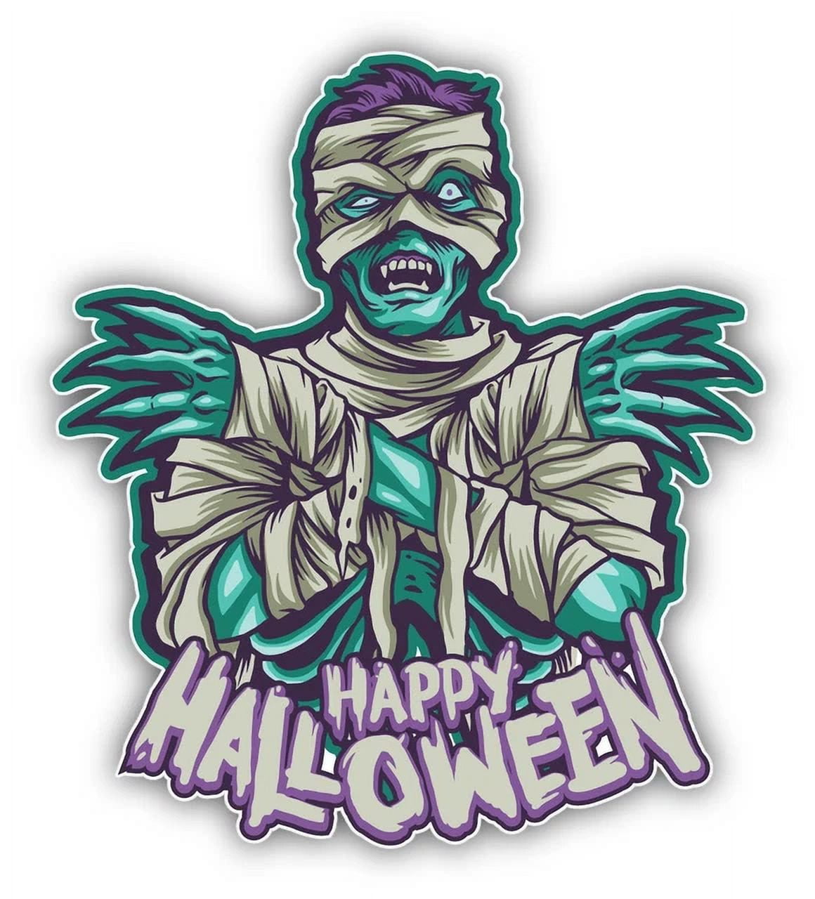 DOPASTICKER Hal.Low.Een Mummy Sticker Phone Water Bottle Stickers, Cars ...