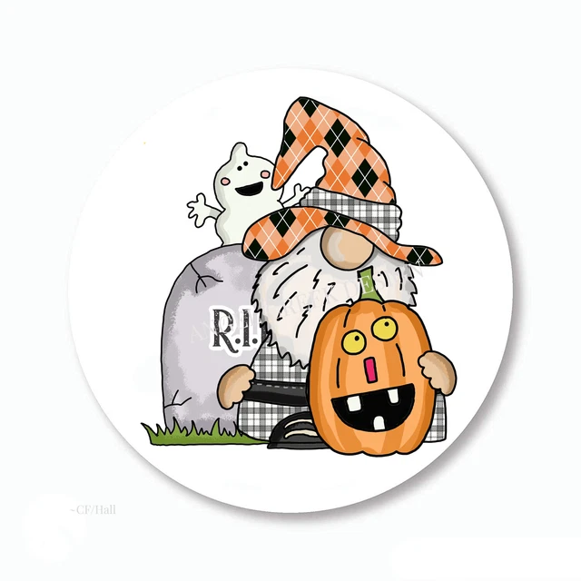 DOPASTICKER Hal.Low.Een Rip Tombstone Gnome Scrapbook Stickers Phone ...