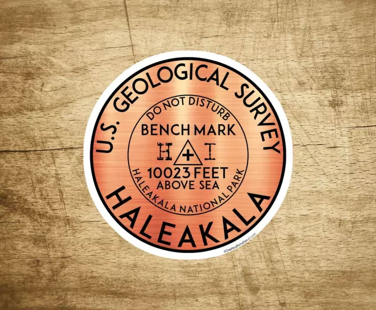 DOPASTICKER Haleakala National Park Hawaii Decal Benchmark Geocaching ...