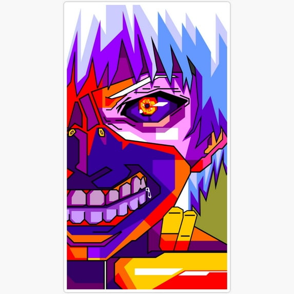 DOPASTICKER Half-Face Enigma Sticker Decorative Laptop, Phone Stickers ...