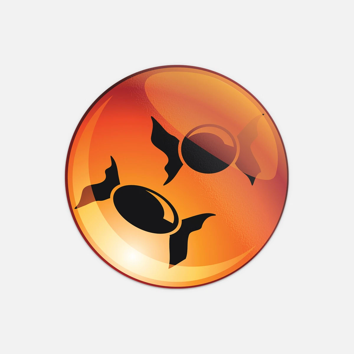 DOPASTICKER Hallo.Ween Candy Button Sticker Decal Waterproof Sticker ...