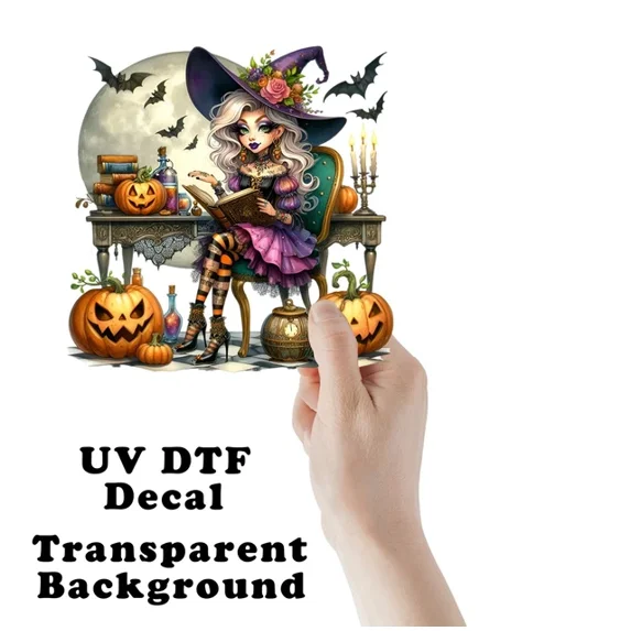 DOPASTICKER Hallo.Ween Cute Witc.H Sticker - Design Preview Only ...