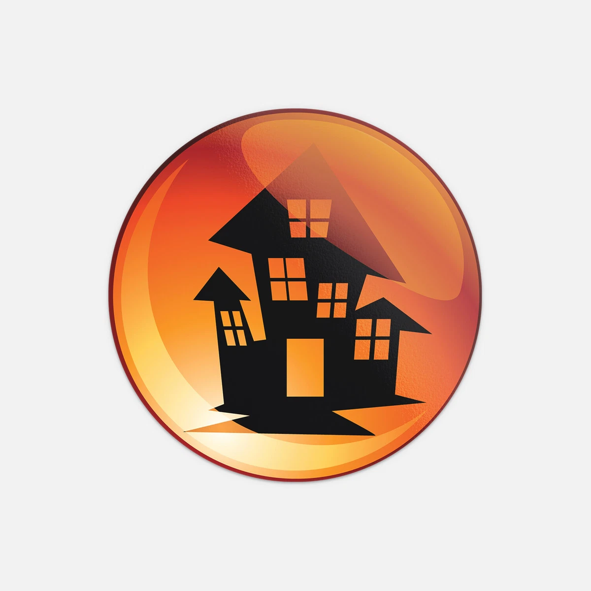 DOPASTICKER Hallo.Ween House Button Sticker, Best Birthday Gifts Phone ...