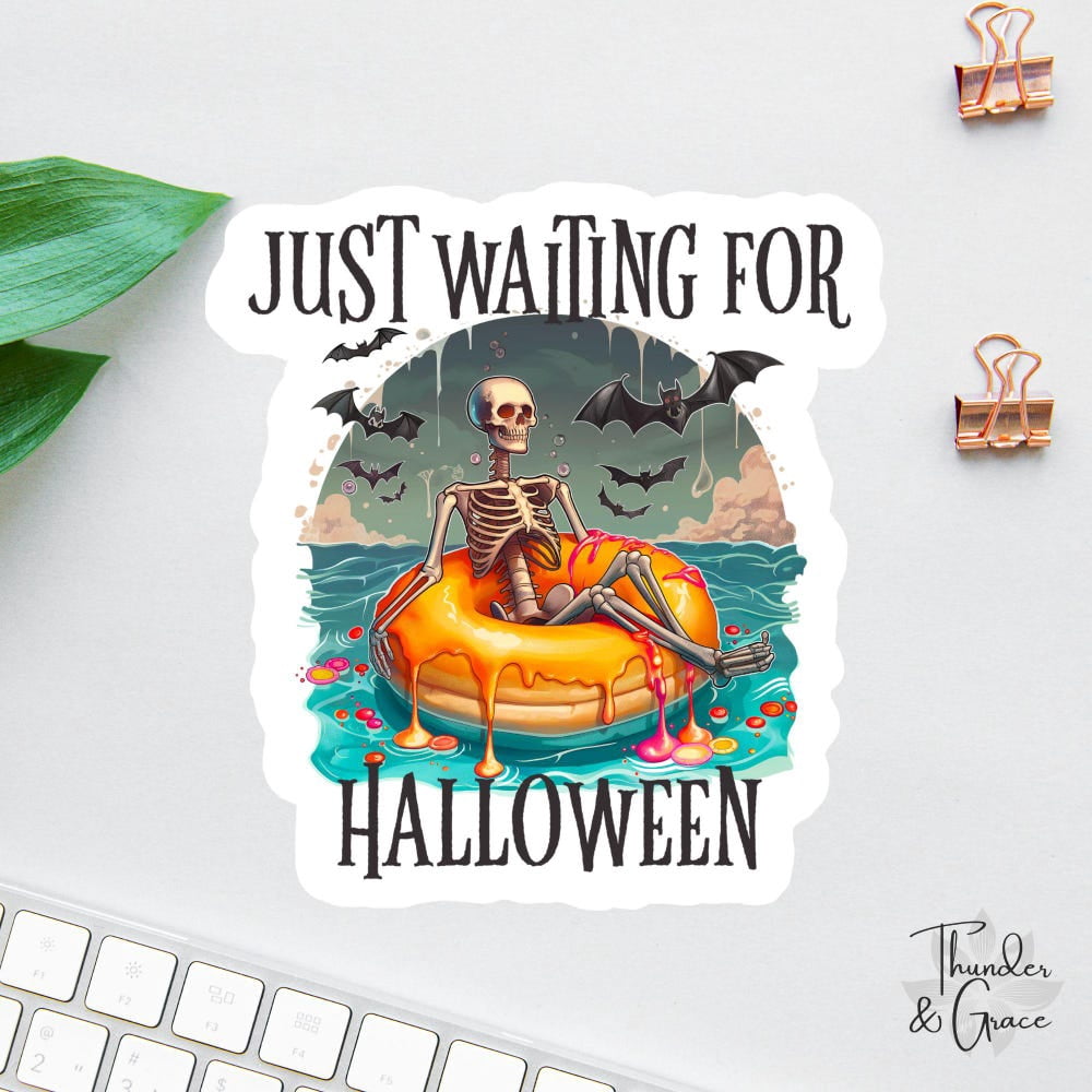 DOPASTICKER Hallo.Ween Lover Sticker, Skeleton Sticker, Hallo.Ween ...
