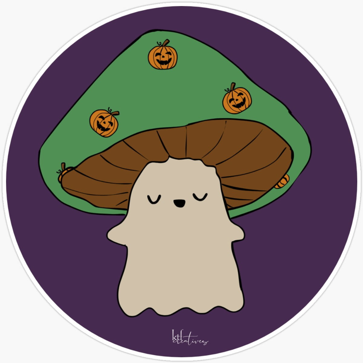 DOPASTICKER Hallo.Ween Mushroom, Jackolanterns Sticker, Phone Stickers ...