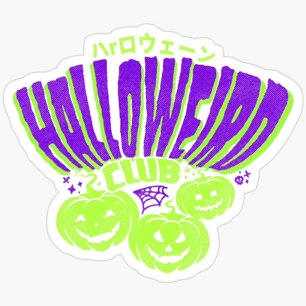 DOPASTICKER Halloweird Club Perfect Gift Everyone Phone Decal Water ...