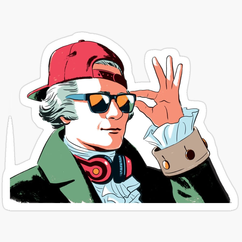 DOPASTICKER Hamilton Sticker Fourth Of July Sticker, Memorial Day ...