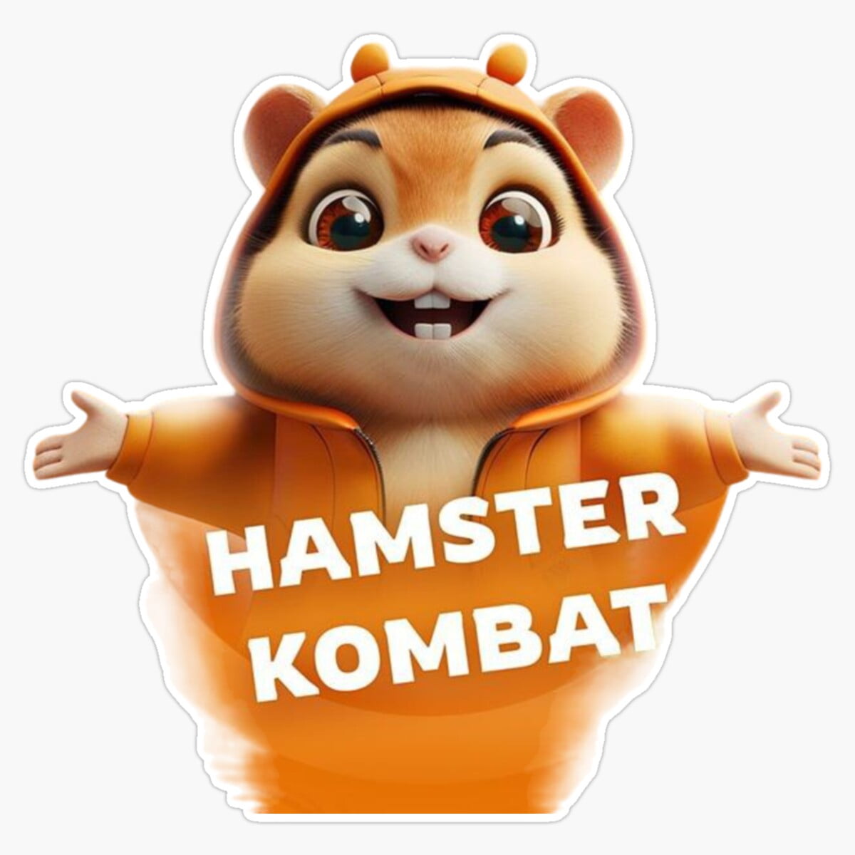 DOPASTICKER Hamster Kombat Coin Bot Sticker, Phone Sticker Car Stickers ...