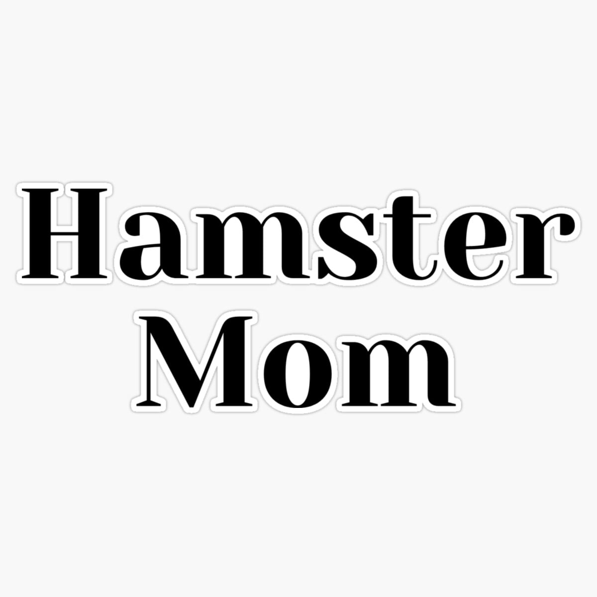 DOPASTICKER Hamster Mom Sticker, Phone Sticker Car Stickers, Birthday ...