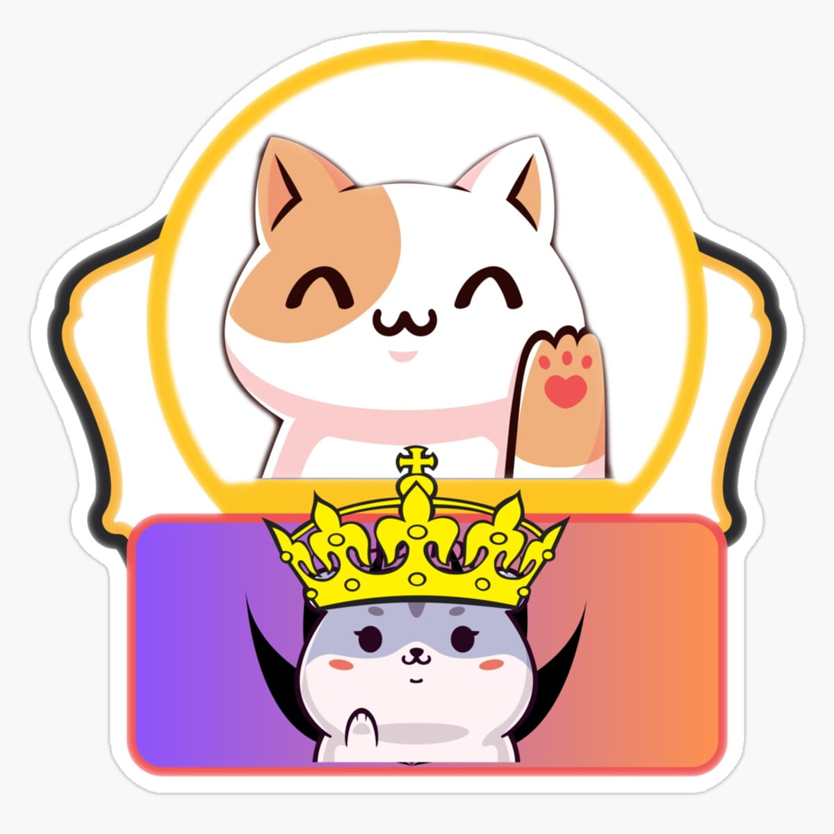 DOPASTICKER Hamster Queen Sticker, Phone Sticker Car Stickers, Birthday ...