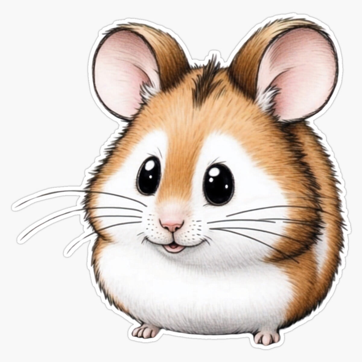 DOPASTICKER Hamster Sticker, Phone Sticker Car Stickers, Birthday Gift ...