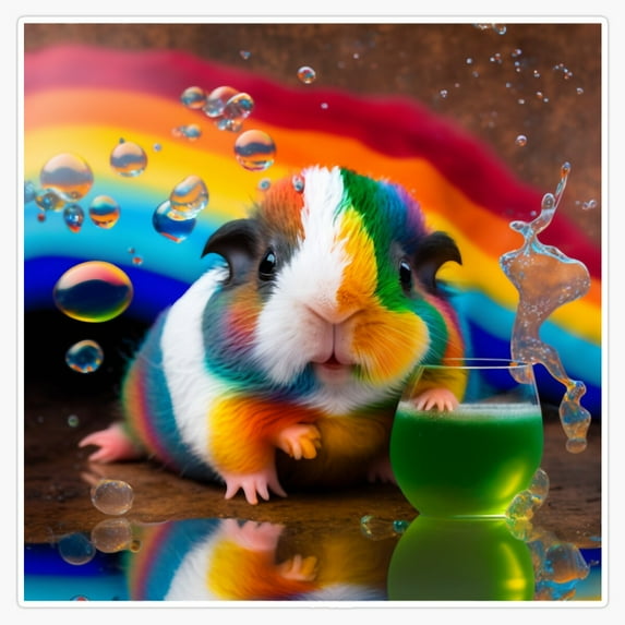 DOPASTICKER Hamster Sticker, Phone Sticker Water Bottle Sticker Car ...