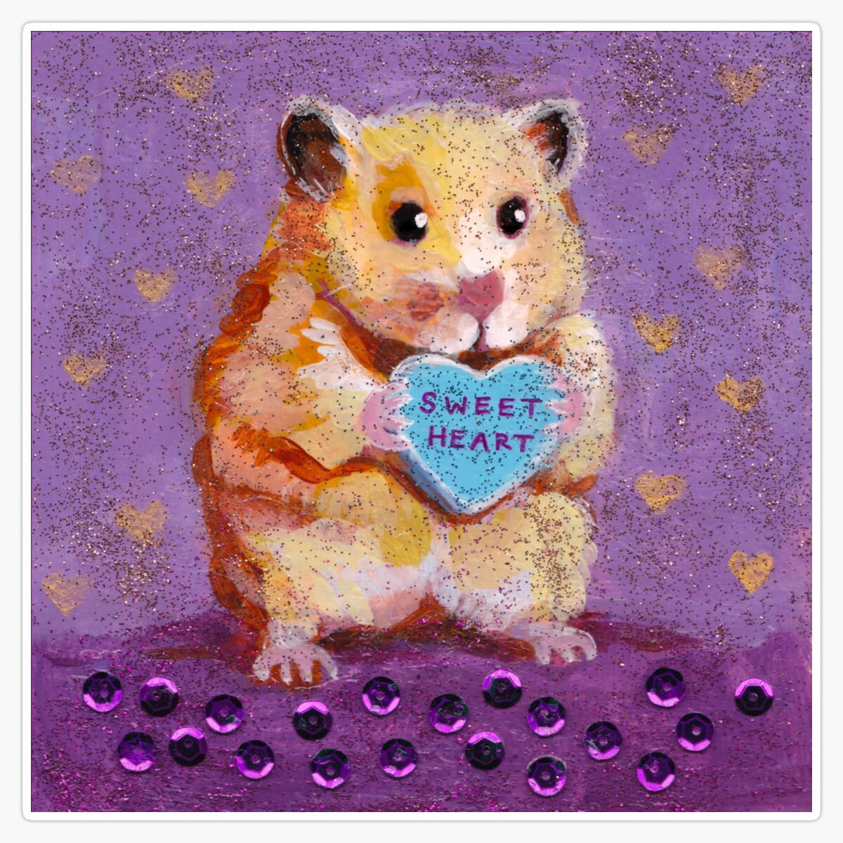 DOPASTICKER Hamster Sweetie Sticker, Phone Sticker Car Stickers ...