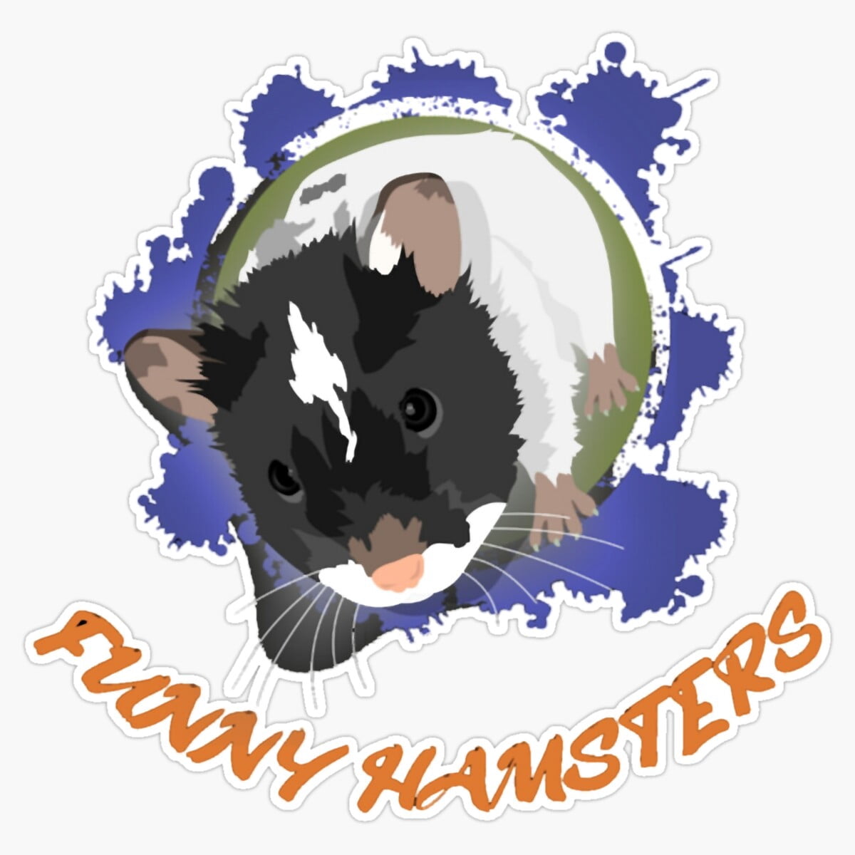 DOPASTICKER Hamsters Sticker, Phone Sticker Car Stickers, Birthday Gift ...