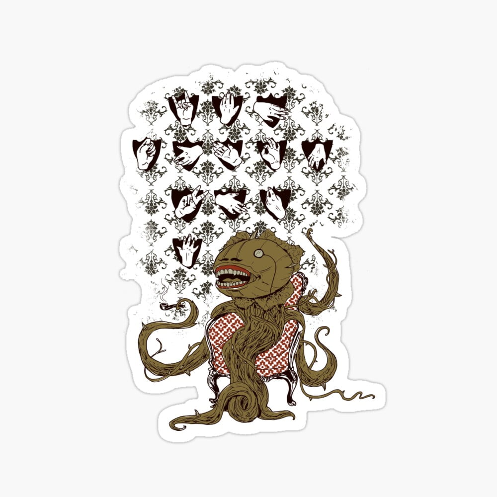 DOPASTICKER Hand Hunter, Phone Sticker, Latop Sticker, Lover Gift ...