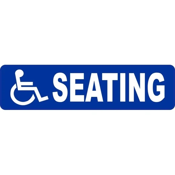 DOPASTICKER Handicapped Seating Sticker Phone Sticker, Latop Sticker ...