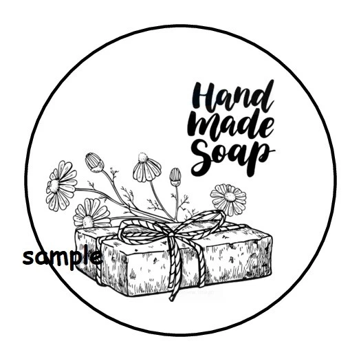 DOPASTICKER Handmade Soap Stickers Hand Made Gifts Phone Decal Water ...