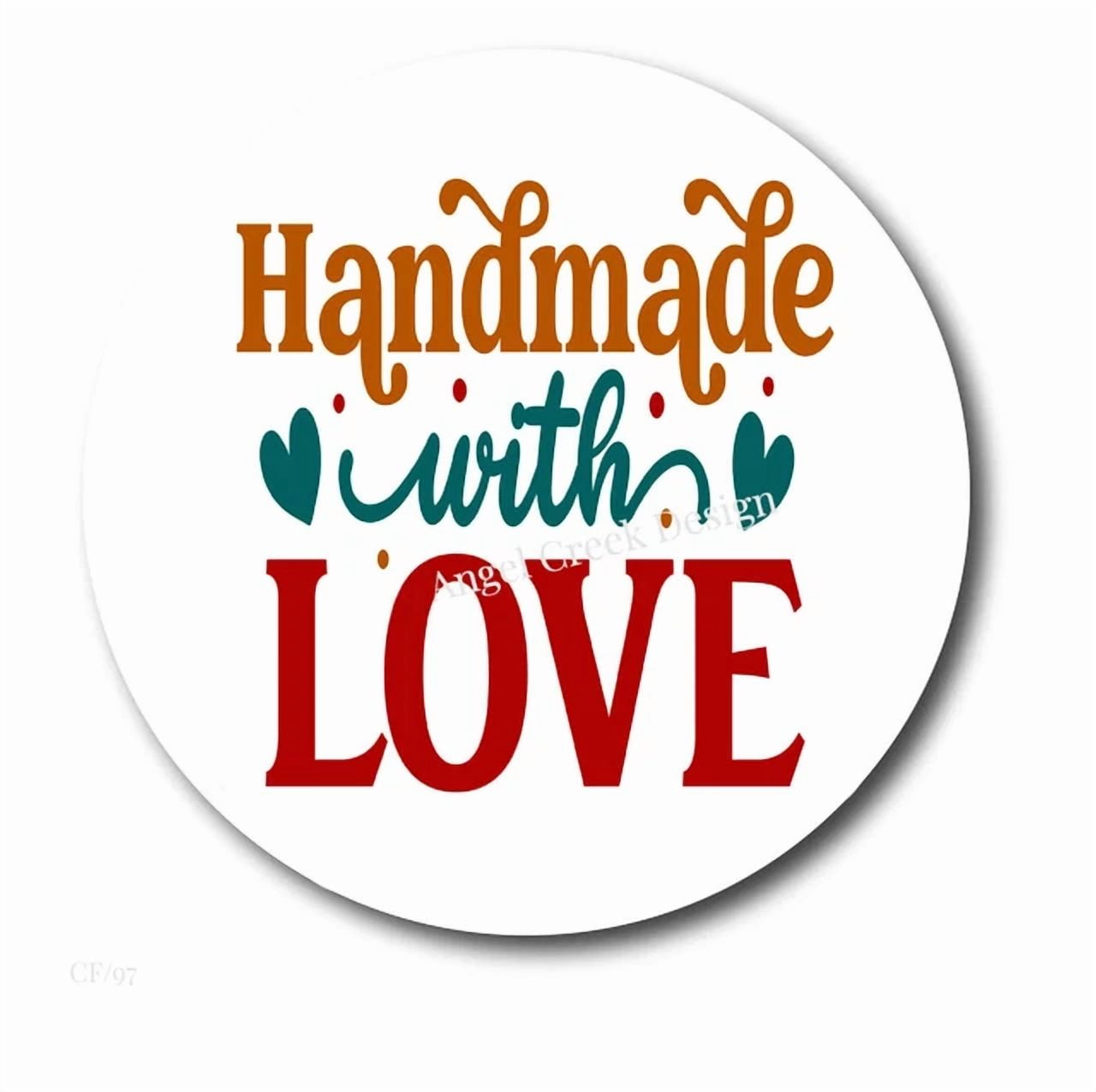 DOPASTICKER Handmade With Love Hand Made Scrapbook Stickers Phone Decal ...
