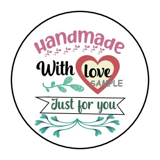 DOPASTICKER Handmade With Love Just For You Stickers Phone Decal Water ...