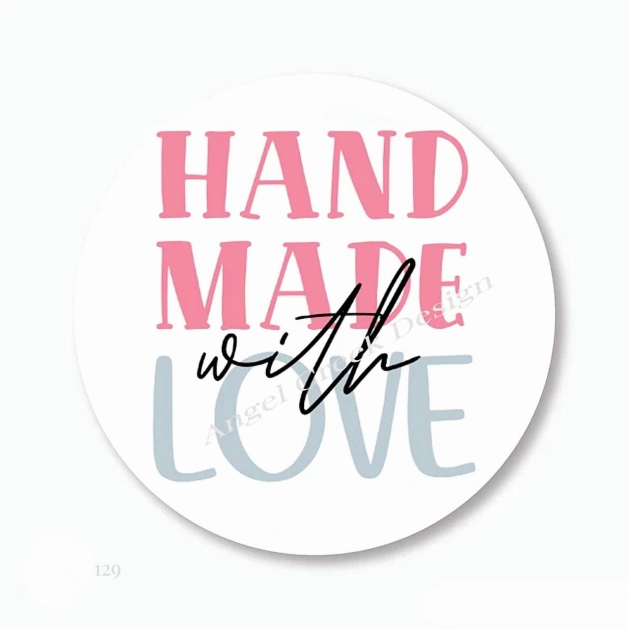 DOPASTICKER Handmade With Love Scrapbook Stickers Hand Made Phone Water ...