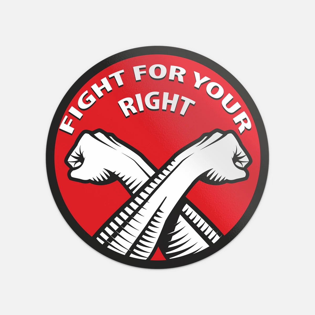 DOPASTICKER Hands Fight For Your Rights Sticker Decal Waterproof ...