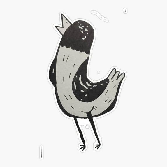 DOPASTICKER Hank The Pigeon Sticker, Phone Sticker Water Bottle Sticker ...