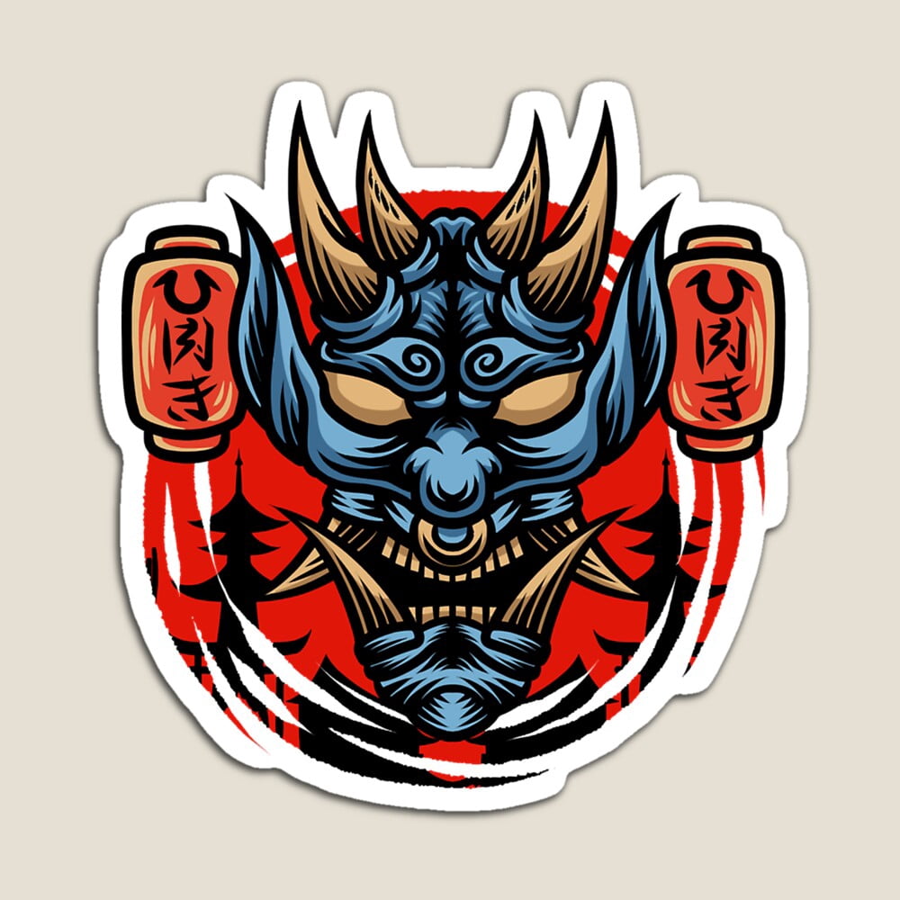 DOPASTICKER Hannya Demon - Shikigami Decorative Laptop, Phone Stickers ...