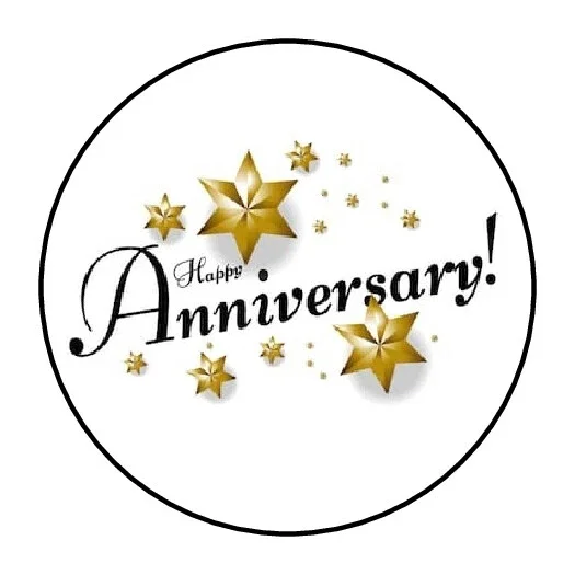 DOPASTICKER Happy Anniversary Stickers Gifts Phone Decal Water Bottle ...