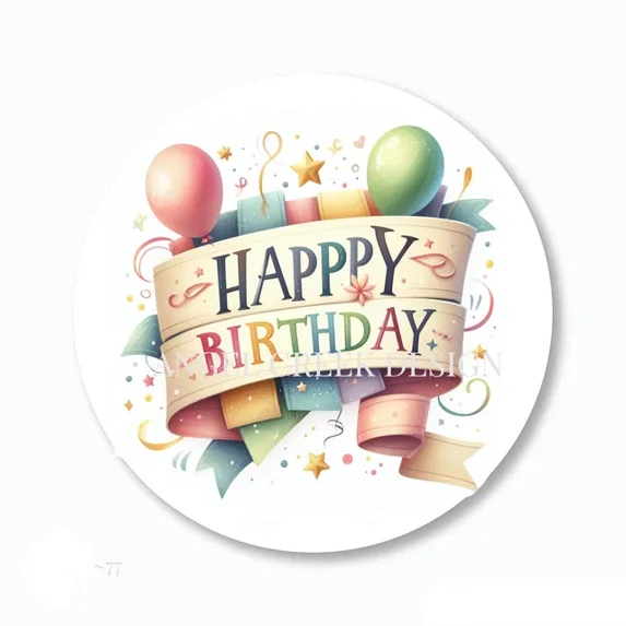 DOPASTICKER Happy Birthday Banner Stickers Birthday Birthday Phone ...