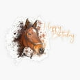 DOPASTICKER Happy Birthday, Horse Sticker, Phone Sticker Car Stickers ...