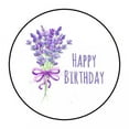 DOPASTICKER Happy Birthday Lavender Favors Stickers Phone Sticker ...