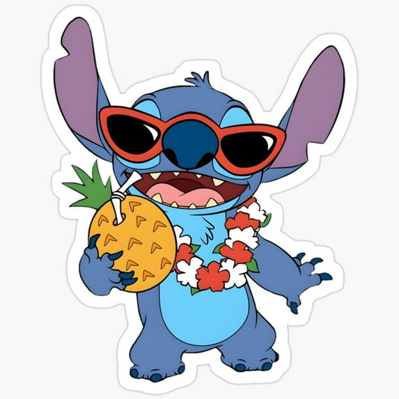 DOPASTICKER Happy Blue Monster Sticker Phone Sticker, Latop Sticker ...