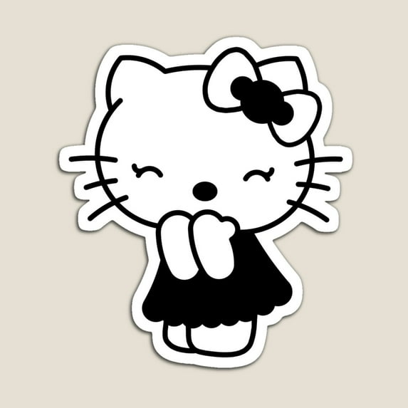 DOPASTICKER Happy Cat Kitty Decorative Laptop, Phone Stickers ...