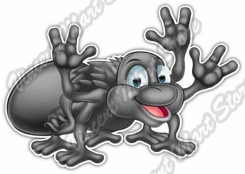 DOPASTICKER Happy Cute Cartoon Spider Waving Net Car Sticker Decal ...