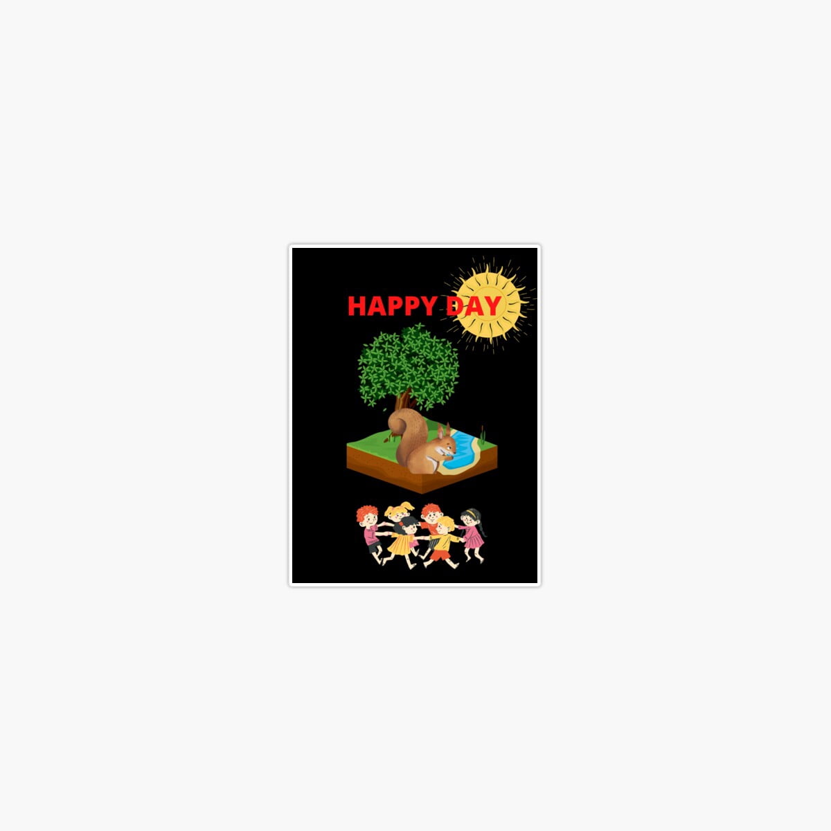 DOPASTICKER Happy Day Sticker, Phone Sticker Car Stickers, Birthday ...