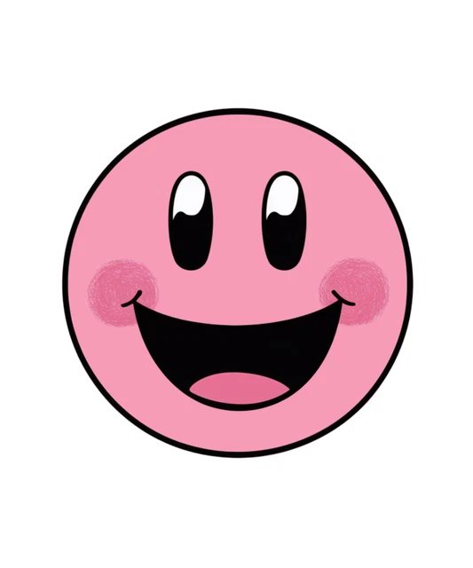 DOPASTICKER Happy Face Sticker Groovy Retro Old School 80S 70S Party ...