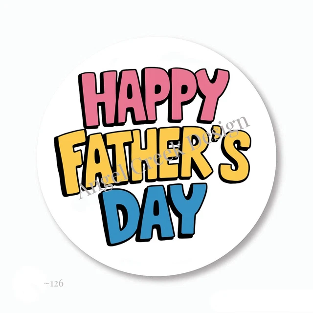 DOPASTICKER Happy Father'S Day Scrapbook Stickers Father'S Day Phone ...