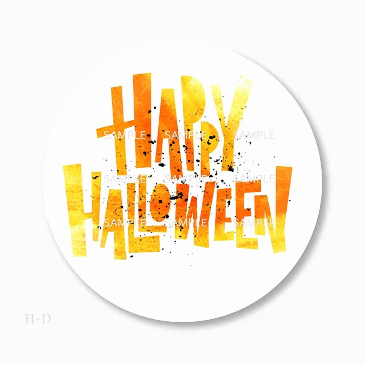 DOPASTICKER Happy Hal.Low.Een Scrapbook Stickers Phone Water Bottle ...