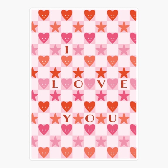 DOPASTICKER Happy Hearts Sticker, Phone Sticker Car Stickers, Birthday ...