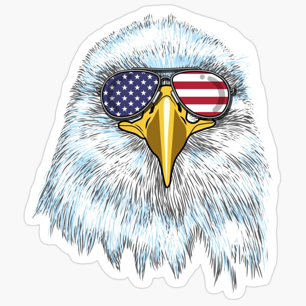 DOPASTICKER Happy Independence Day Sticker Fourth Of July Sticker ...