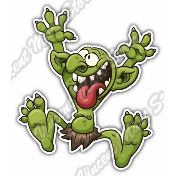 DOPASTICKER Happy Internet Troll Troll Gift Idea Car Sticker Decal ...