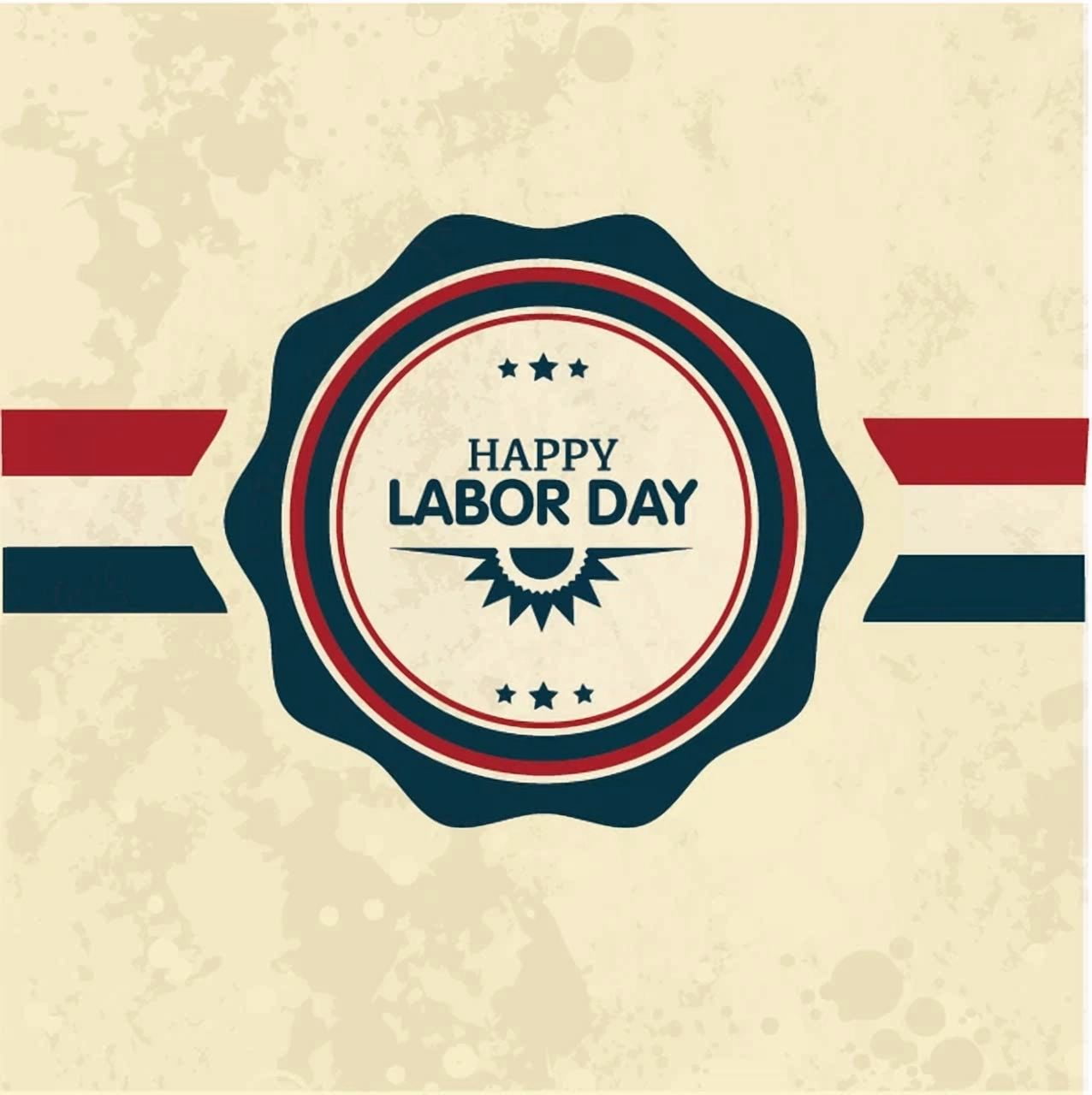DOPASTICKER Happy Labor Day Grunge Car Sticker Phone Water Bottle ...