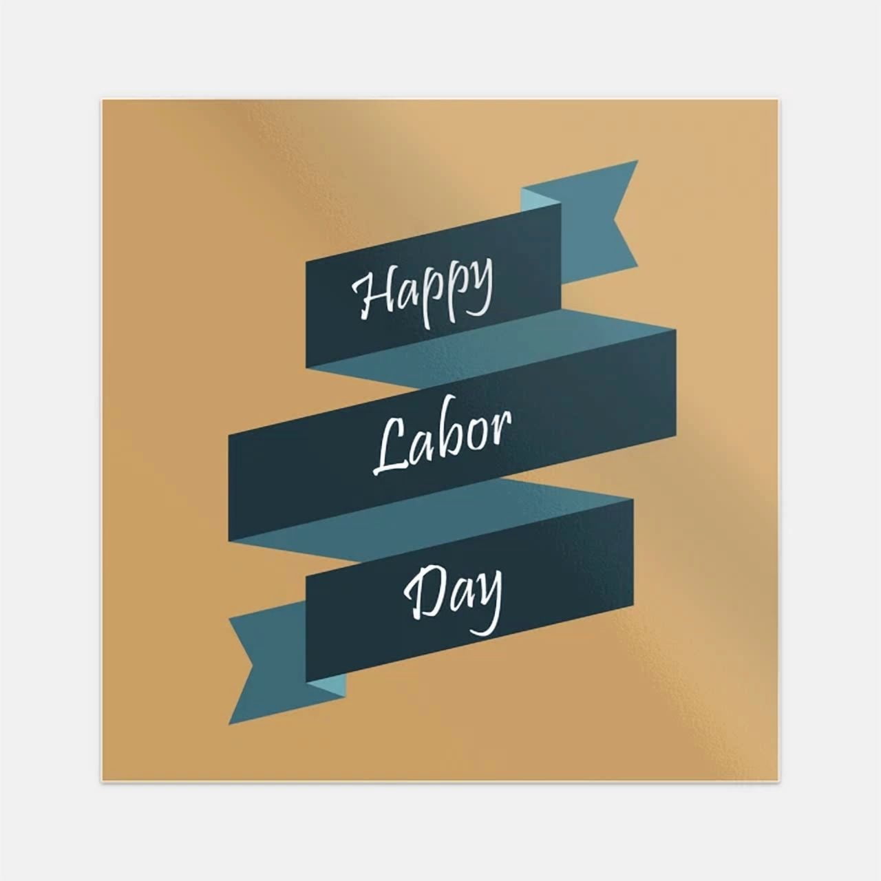 DOPASTICKER Happy Labor Day Tapes Sticker Decal Phone Decal Water ...