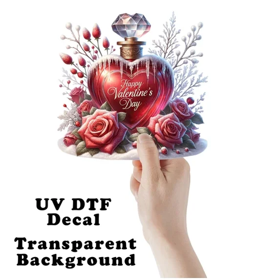 DOPASTICKER Happy Love Day Perfume Sticker - Design Preview Only ...