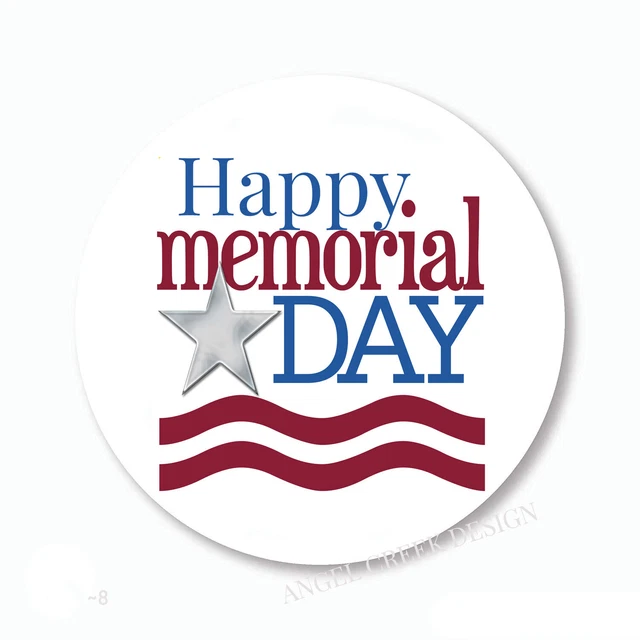 DOPASTICKER Happy Memorial Day Scrapbook Stickers Self Stick Phone ...